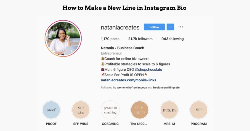 How to Make a New Line in Instagram Bio / 2025